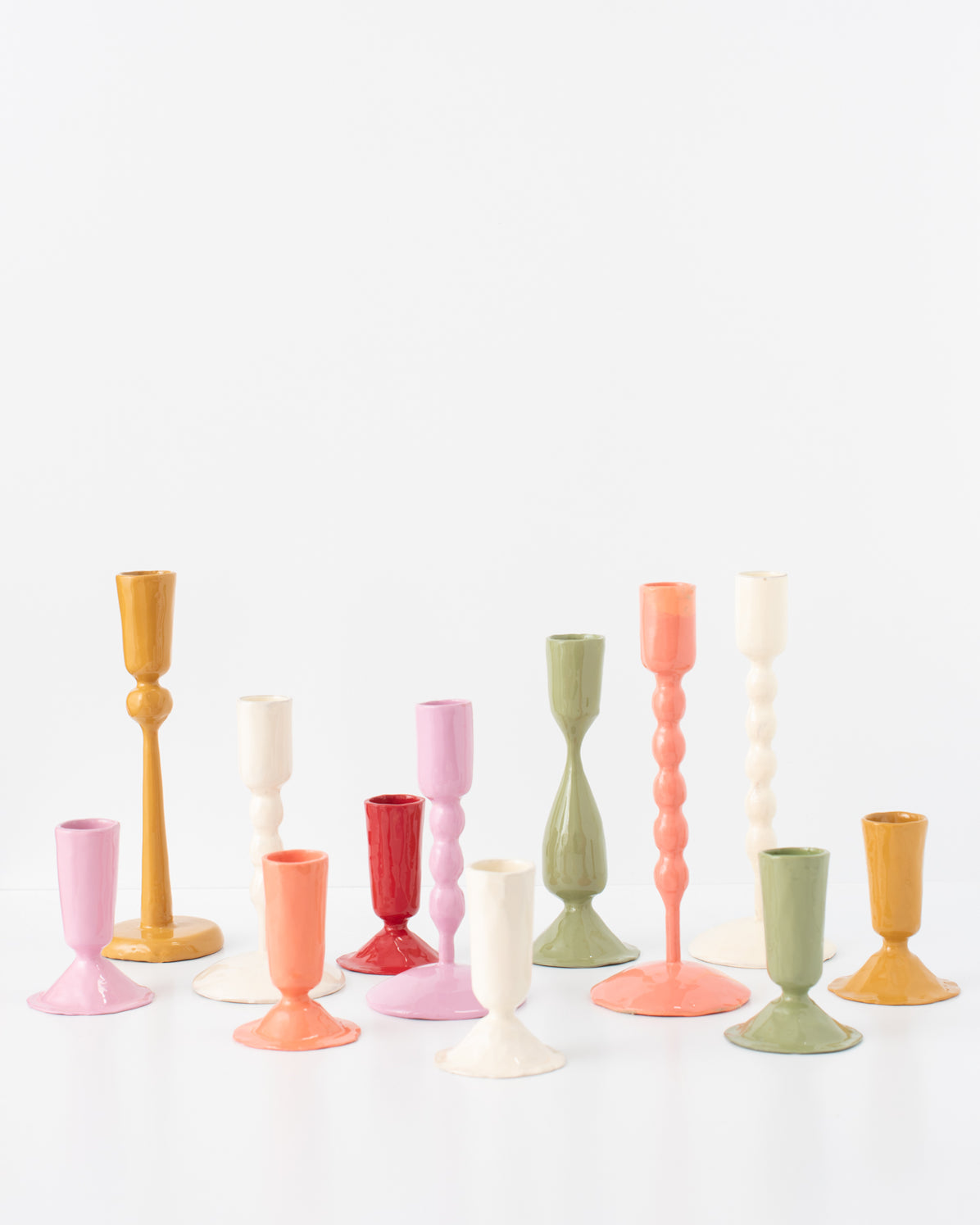 7 in. Enamel Taper Holder – Kitsch & Color
