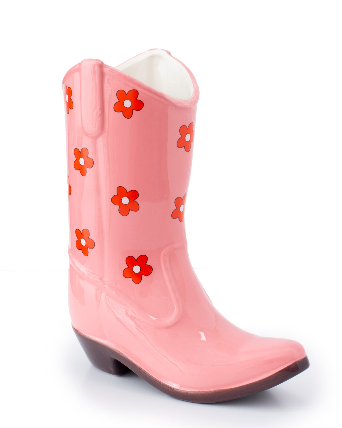 Daisy Cowgirl Boot Vase Kitsch And Color