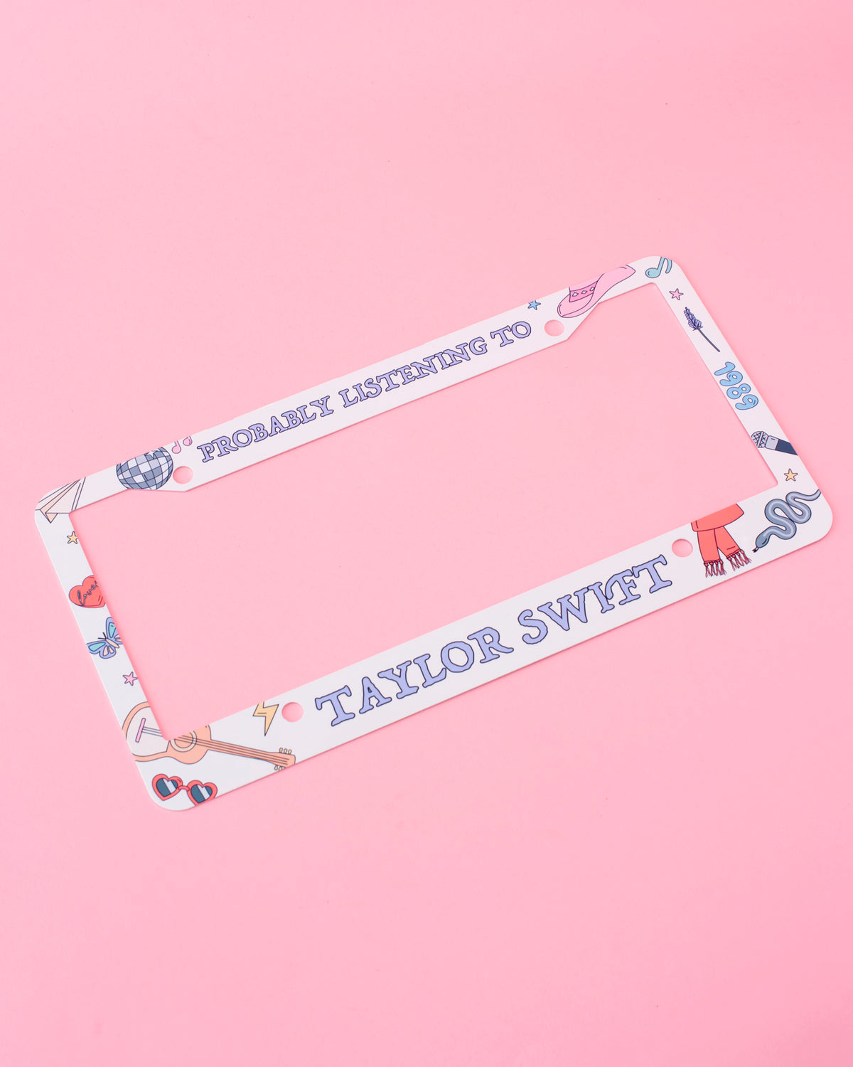 Taylor Swift License Plate Frame – Kitsch & Color