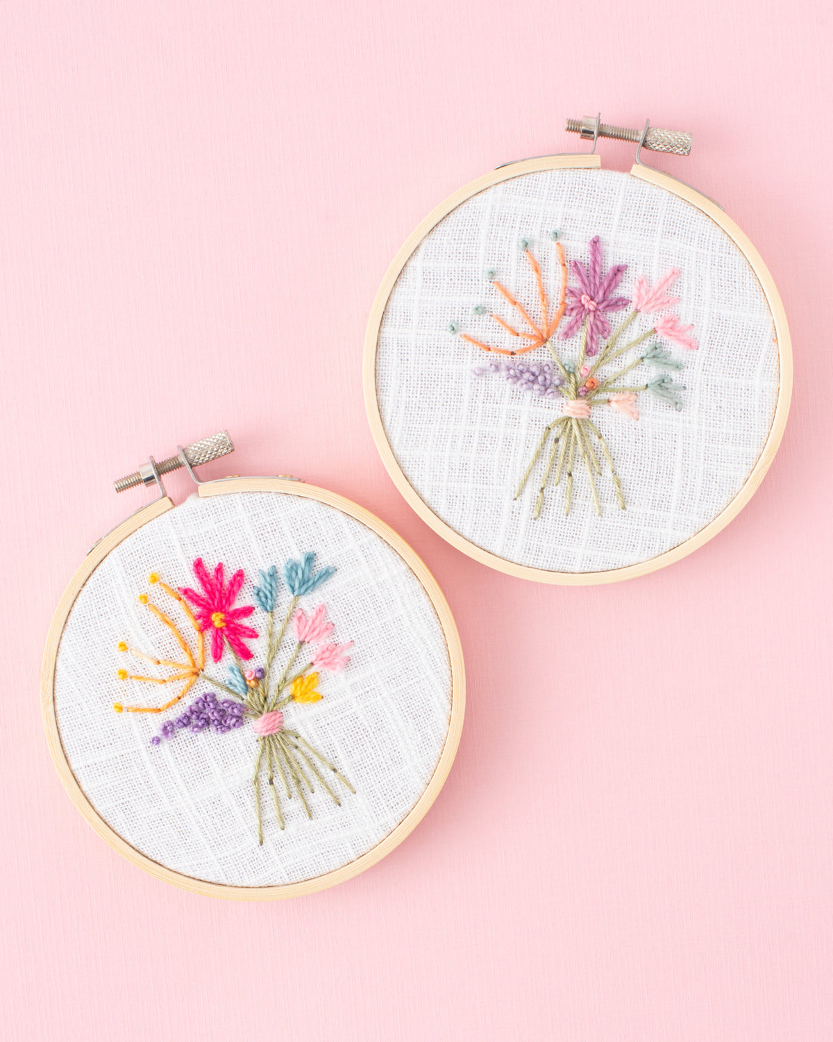 Wildflower Bouquet Embroidery Hoop – Kitsch & Color
